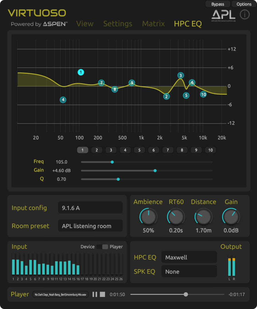APL VIRTUOSO the Best Binaural Renderer for Headphone Mixing