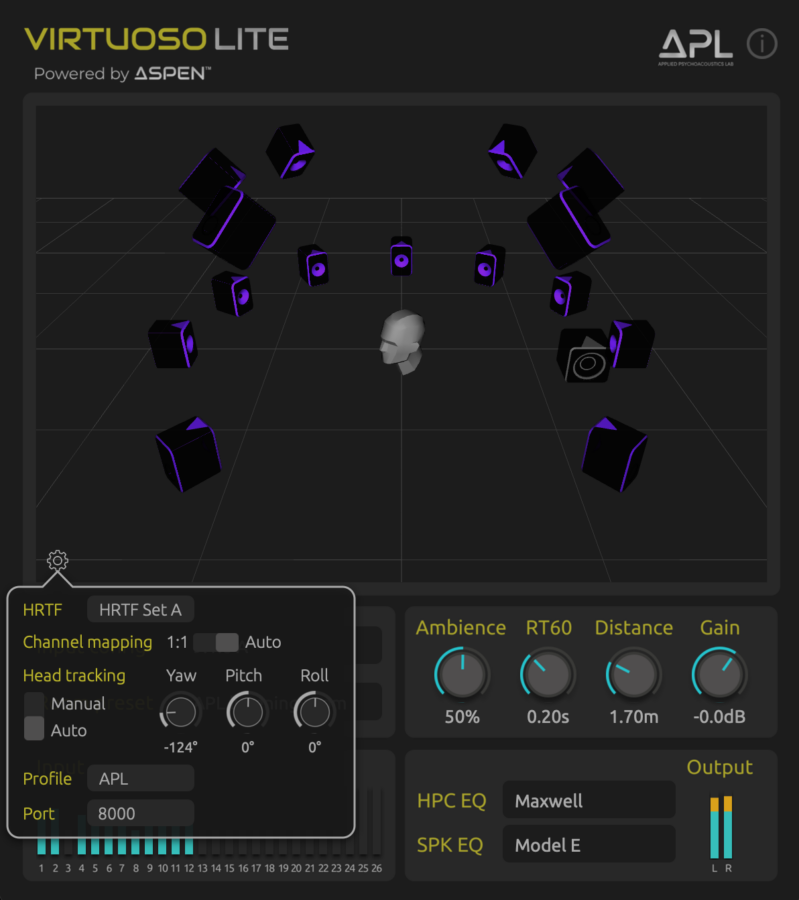 APL VIRTUOSO the Best Binaural Renderer for Headphone Mixing